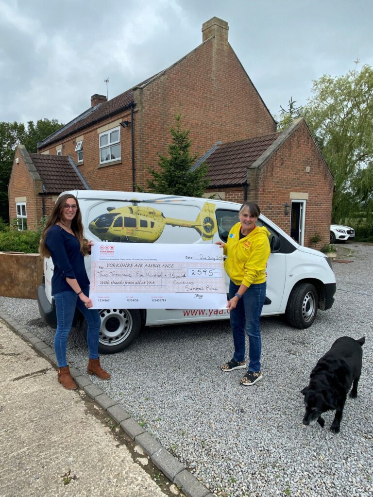 Sophie Riggs raises over £2,500 for YAA - Yorkshire Air Ambulance