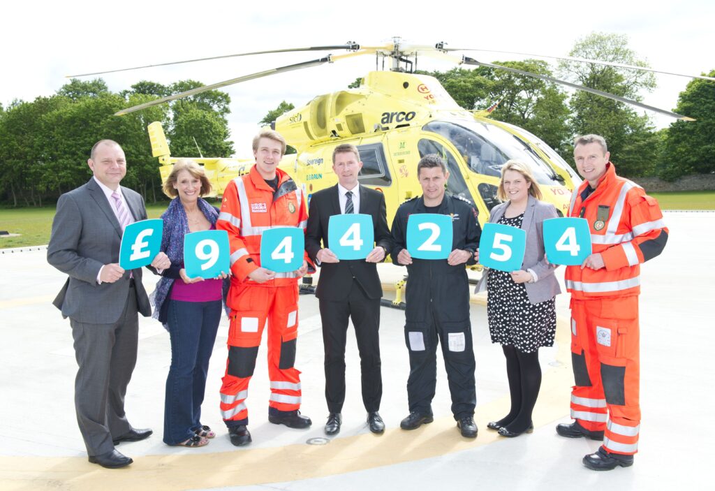 YORKSHIRE AIR AMBULANCE RECEIVES BIGGEST EVER DONATION - Yorkshire Air ...