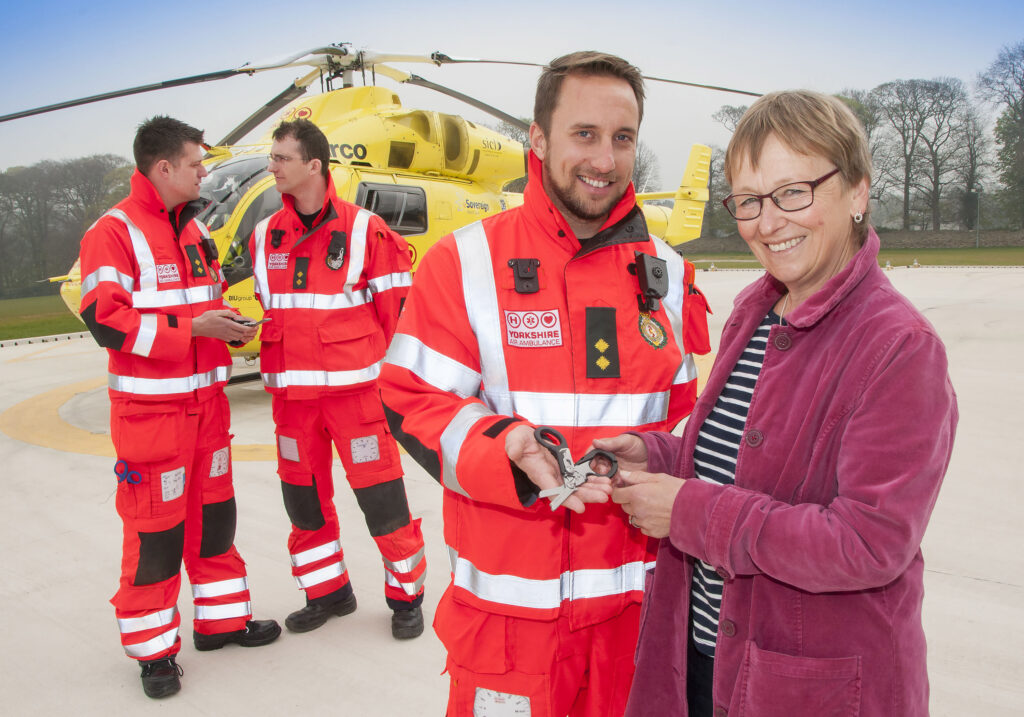 Donation helps air ambulance remain at cutting edge - Yorkshire Air ...