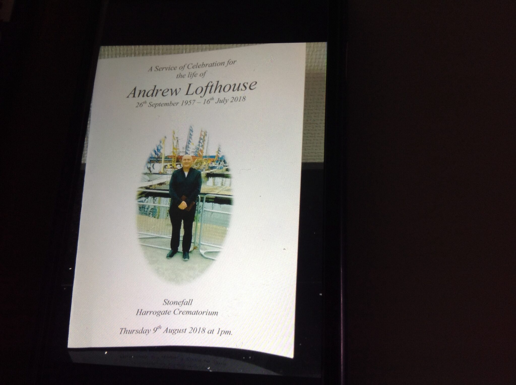 Andrew Lofthouse - Yorkshire Air Ambulance