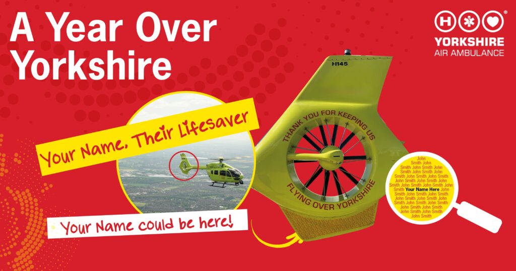 Yorkshire Air Ambulance Charity - YAA - Donate Today