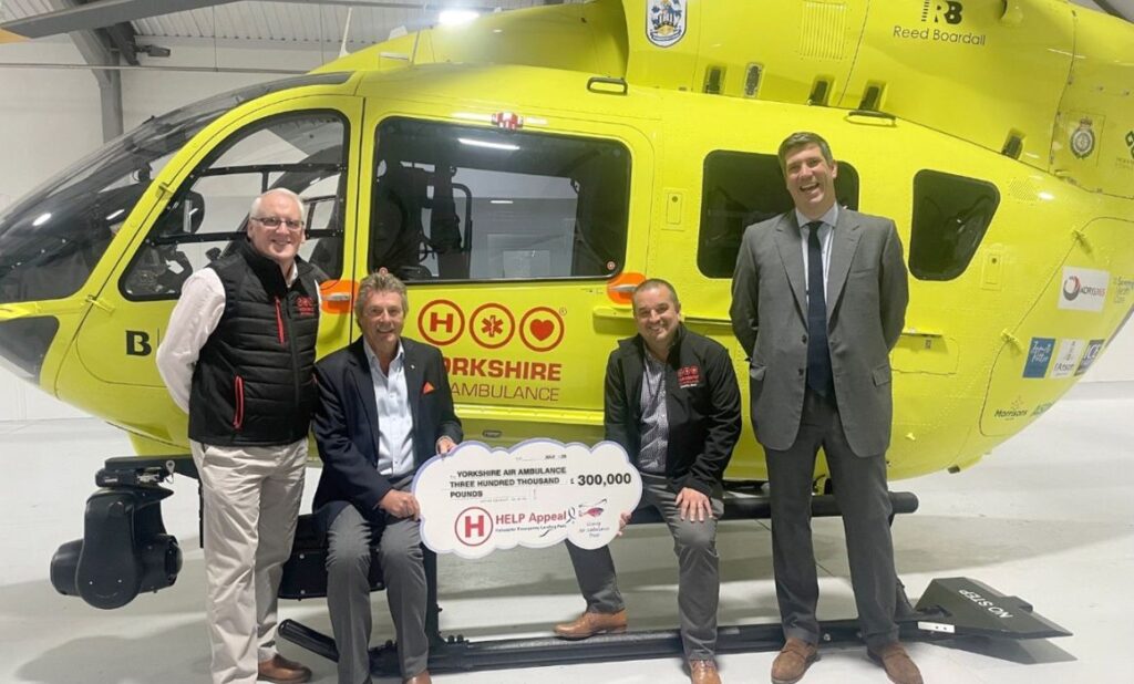 HELP Appeal charity donates £300,000 towards new helipad at Yorkshire ...